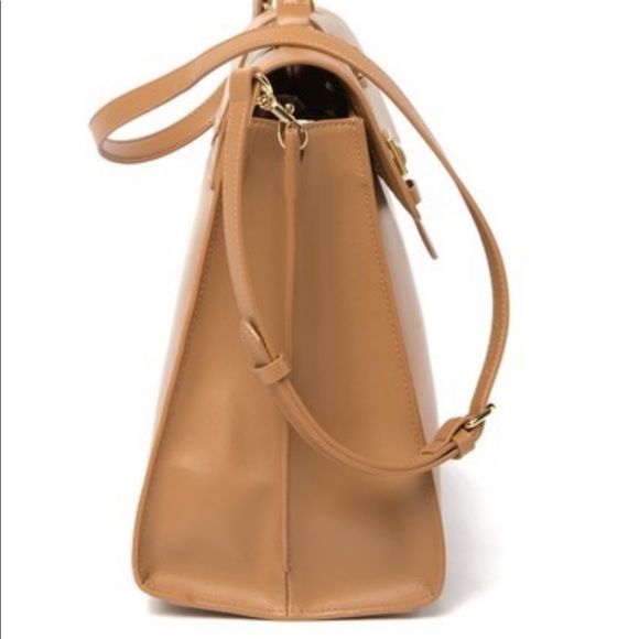 Halston Heritage | Bags | Halston Heritage Large Top Handle Leather ...
